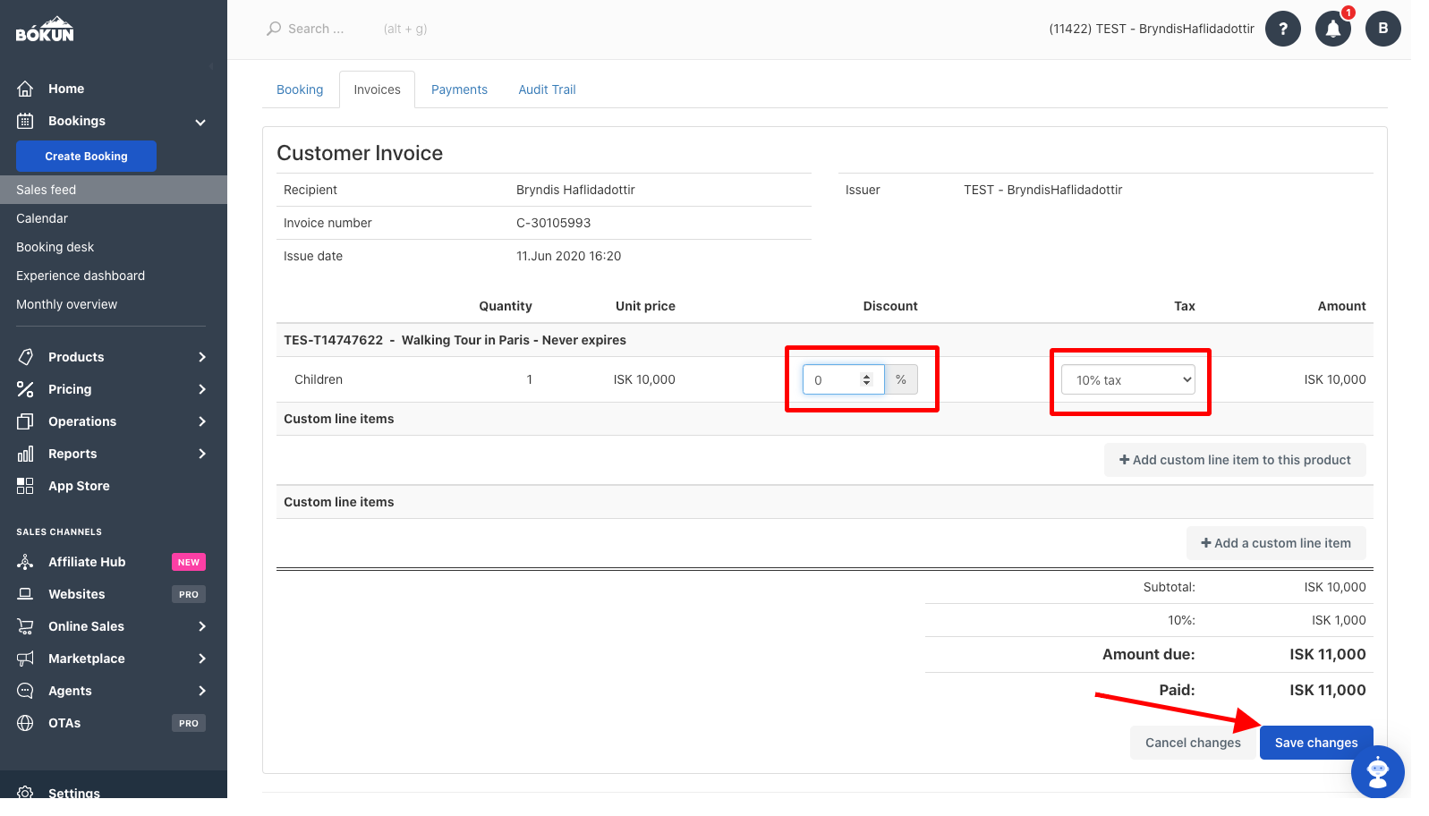 How To Add Discount To Existing Bookings B kun Help Center