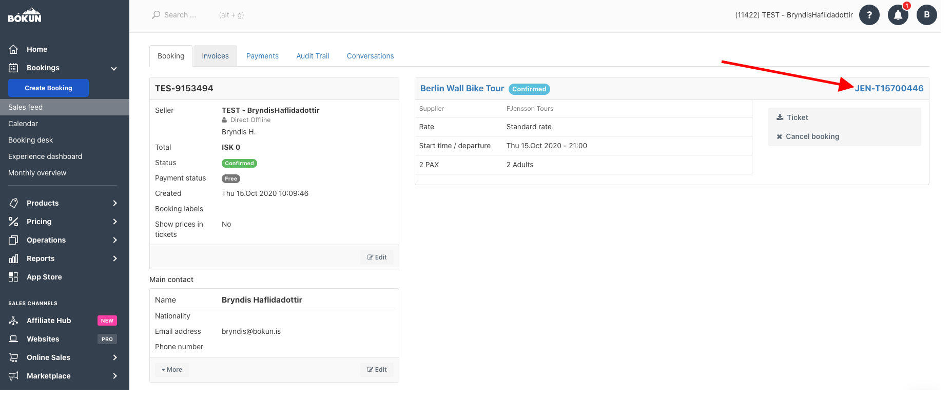 How To Add Line Items To Bookings B kun Help Center